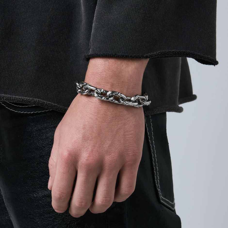 Stainless Steel Statement + Y2K Bracelets | Gender Neutral | Vitaly
